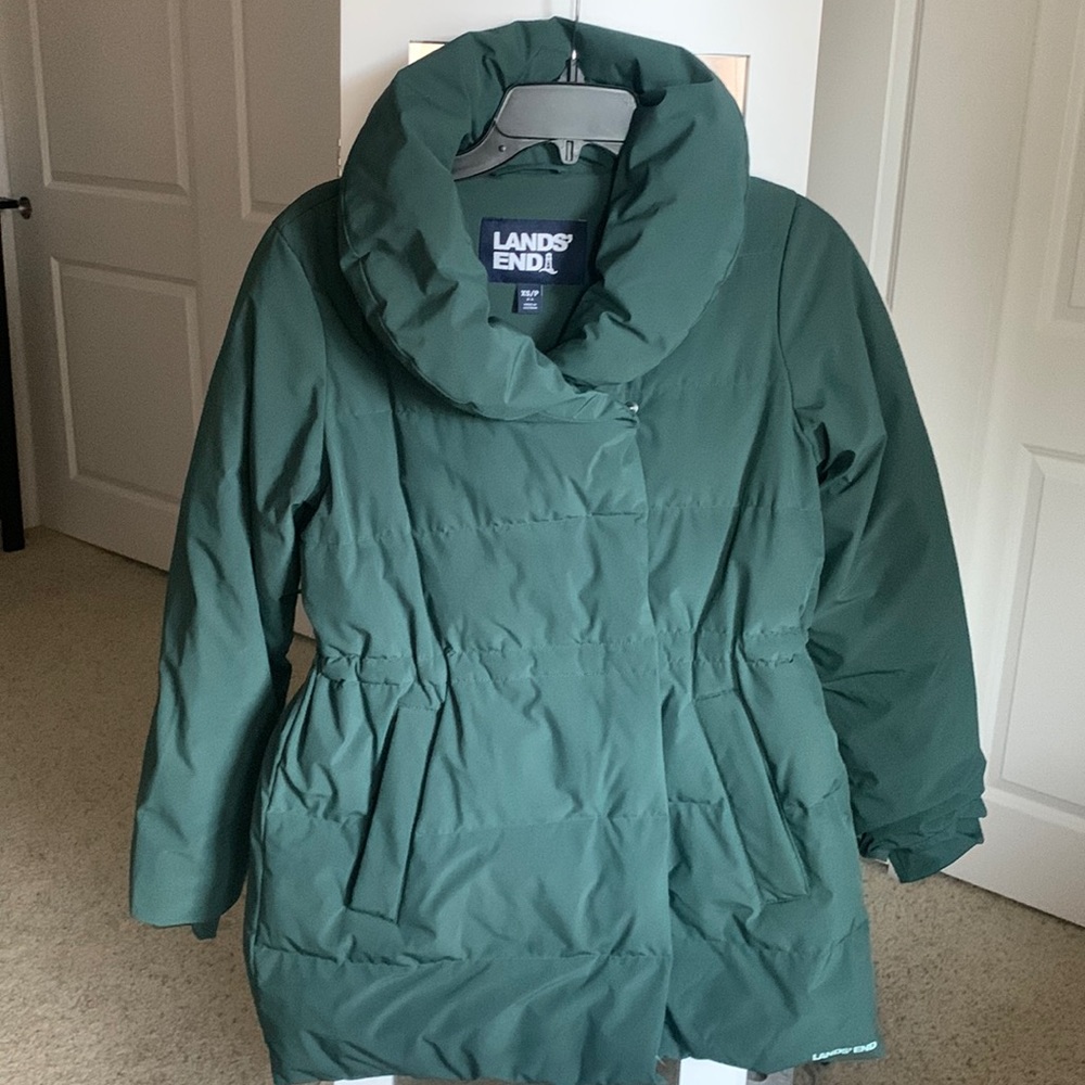 Green Puffer Jacket - Gem